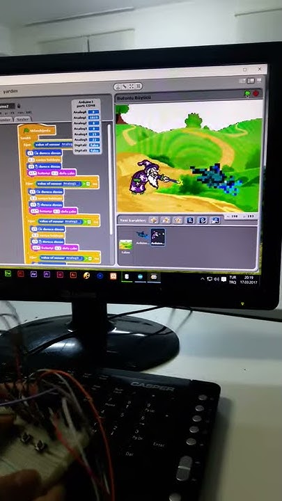 SCRATCH İLE ARDUINO butonlubuyucu - YouTube