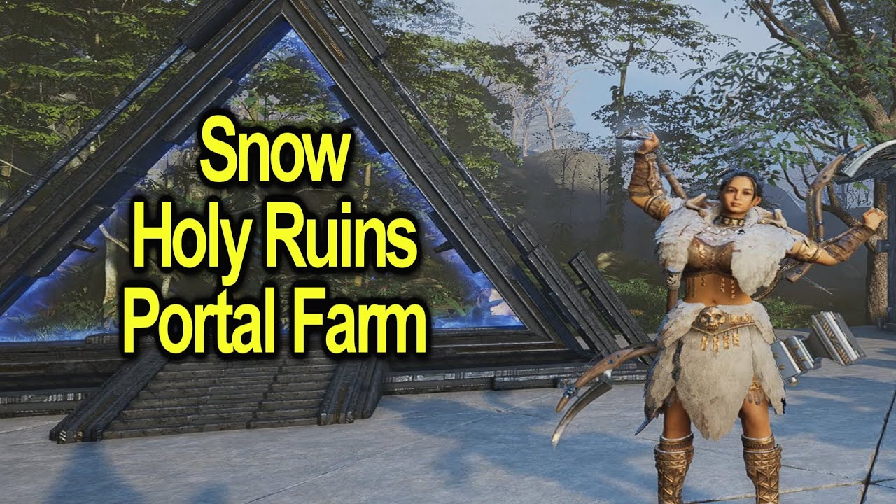 Snow Holy Ruins Portal farm | Puzzles Walkthrough | Endgame | Soulmask ...