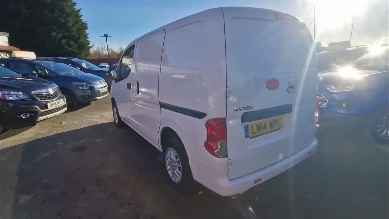 Nissan NV200 white 14 plate - YouTube