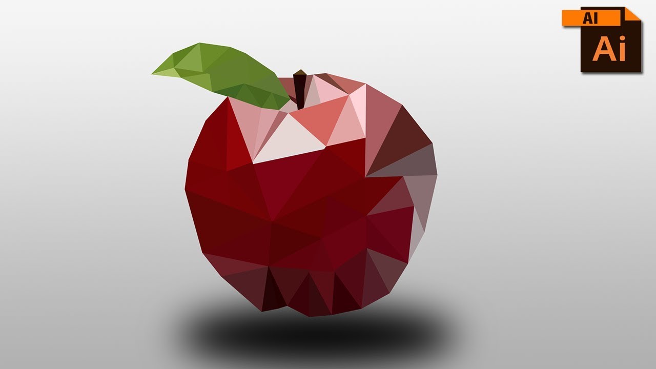 EFECTO LowPoly tutorial en illustrator - YouTube