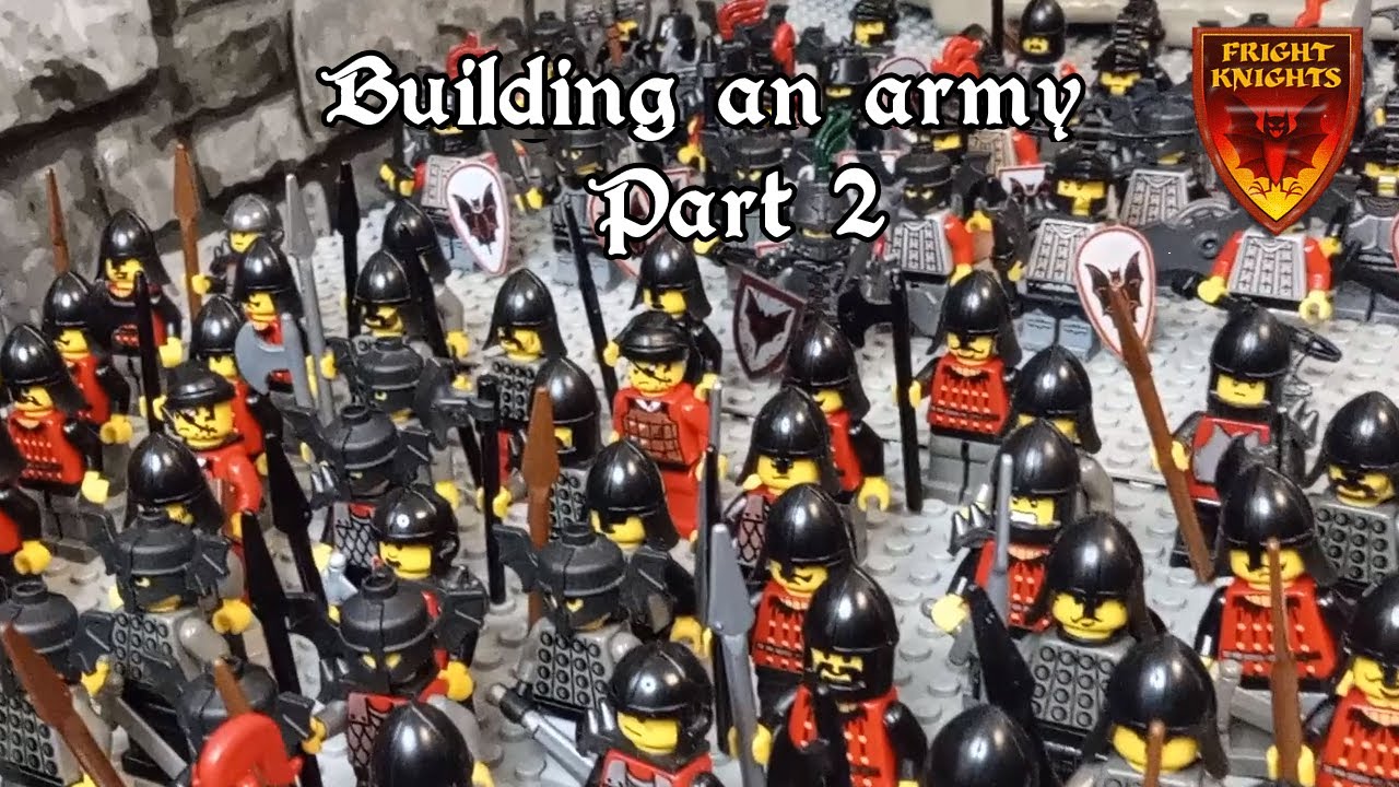 Building a massive Fright Knight Army (Knights) Part 2 - YouTube