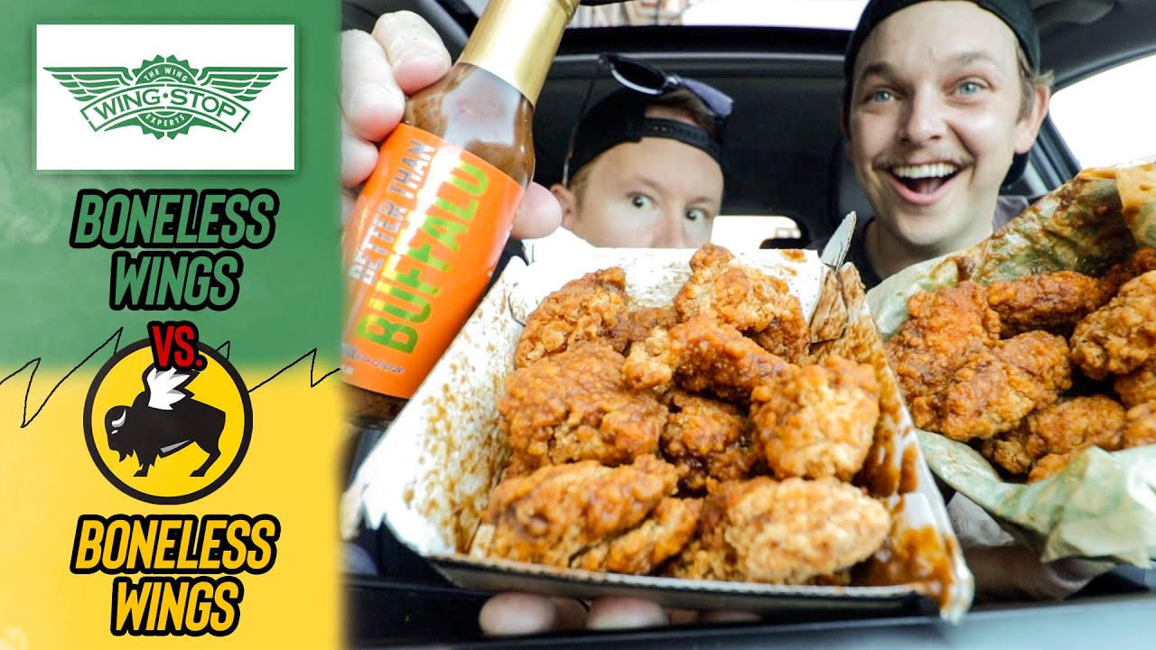 Wingstop's Boneless Wings vs. Buffalo Wild Wings' Boneless Wings...WITH ...
