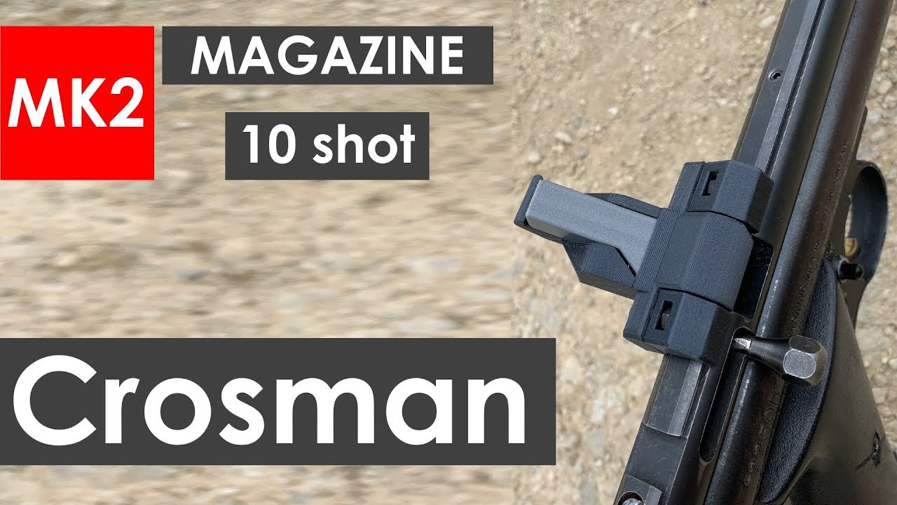 MK2 10 Shot Magazine for Crosman 2240 2250 and Benjamin Discovery - YouTube