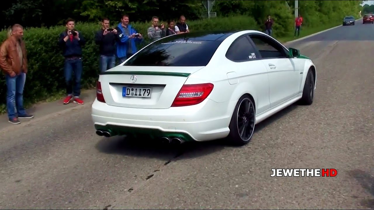 Custom 585HP Mercedes-Benz C63 AMG Coupe REVS & Acceleration! - YouTube