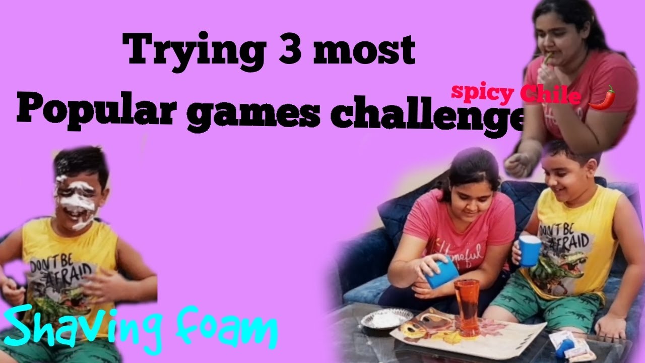 Trying three most popular game challenge - YouTube