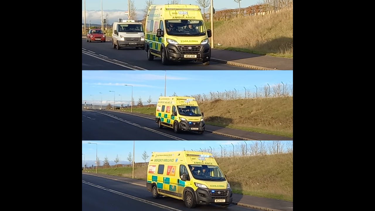 Multiple SWASFT Ambulances Responding in Exeter - YouTube