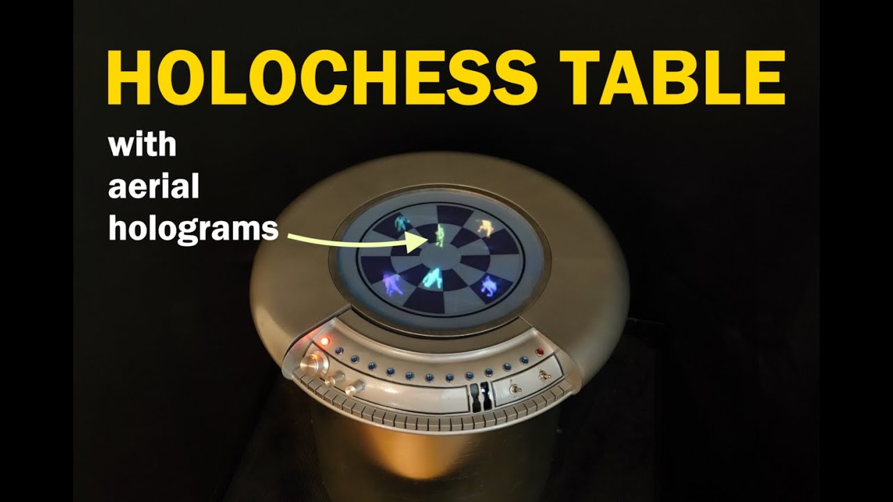How I built a working Holochess table - YouTube