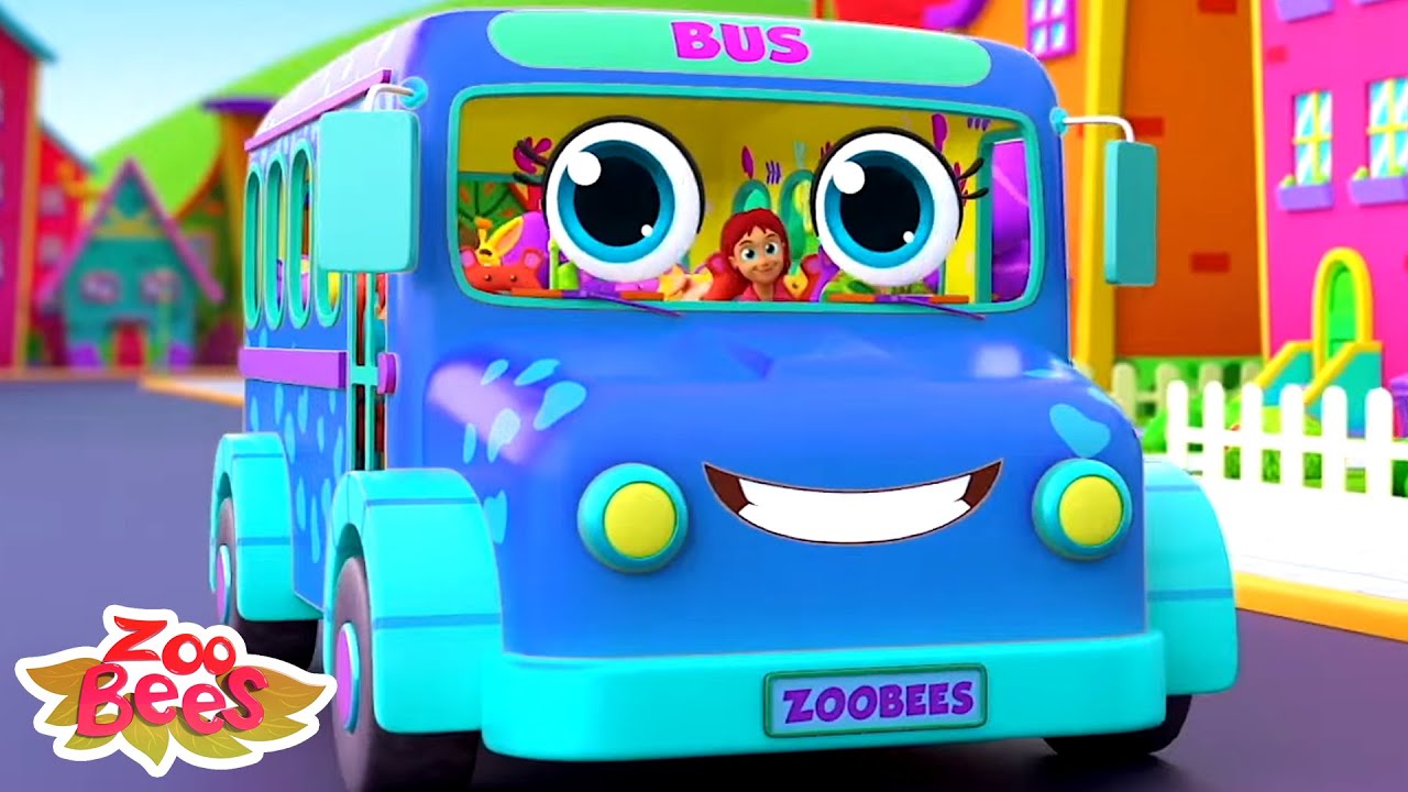 Wheels on the Bus, Sing Along Nursery Rhyme for Children - YouTube