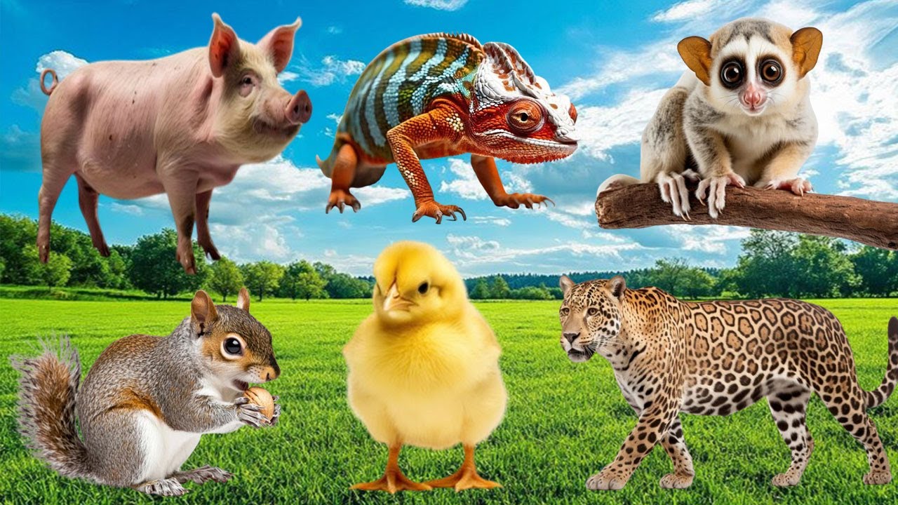 Discover Animal Sounds: Chicken, Turkey, Camel, Chimpanzee, Elephant ...