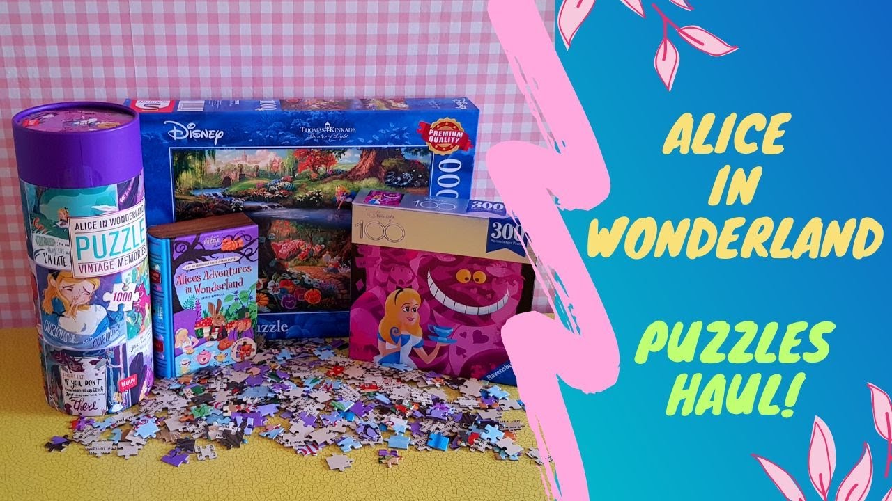 Alice in Wonderland Puzzles Haul!! - YouTube
