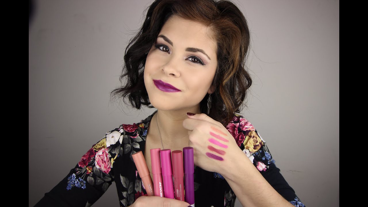 Revlon Colorburst Matte Balm Lip Swatches - YouTube