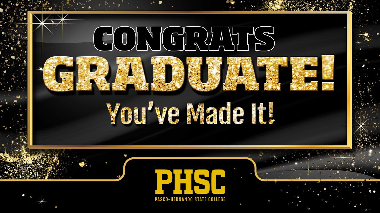 PHSC President Jesse Pisors Congratulates the Winter 2024 Graduates ...