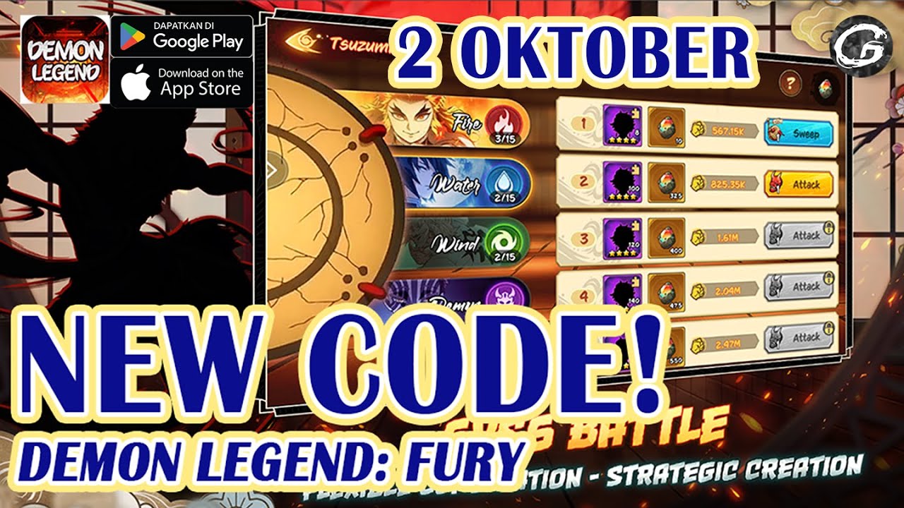 NEW CODE Demon Legend: Fury Giftcode & How to Redeem Code 2 Oktober 2024 - Mobile Game (Android ...