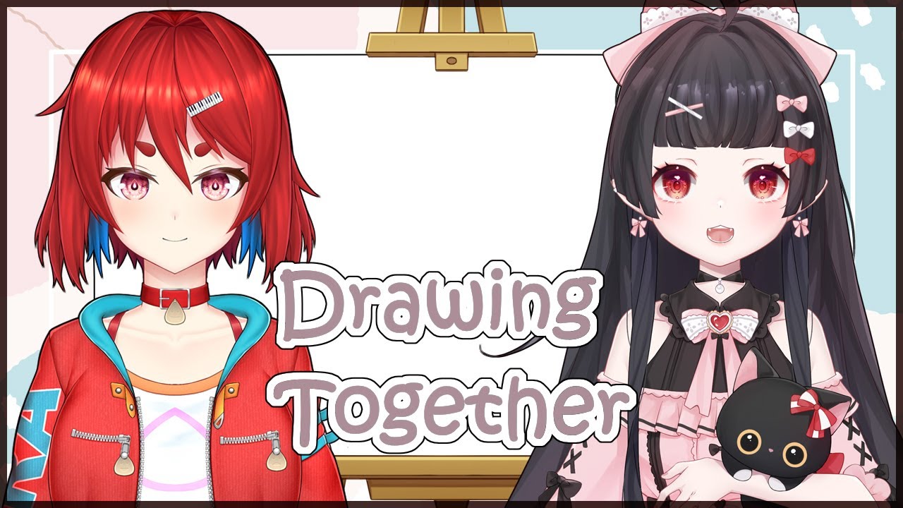 【Doodle】Draw together with @nura-vtuber 🌹【繪茶】 - YouTube