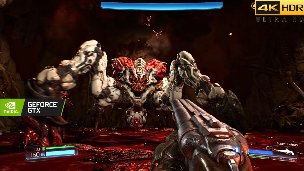 Doom Final Boss Fight | Doom Final Level | Doom Ending (4K 60FPS) No ...