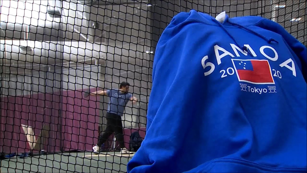 Discus thrower Alex Rose trains for the Olympics - YouTube