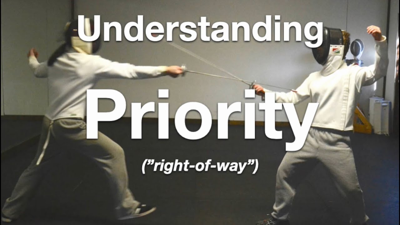 The Truth About Priority (Right Of Way) In Fencing - YouTube