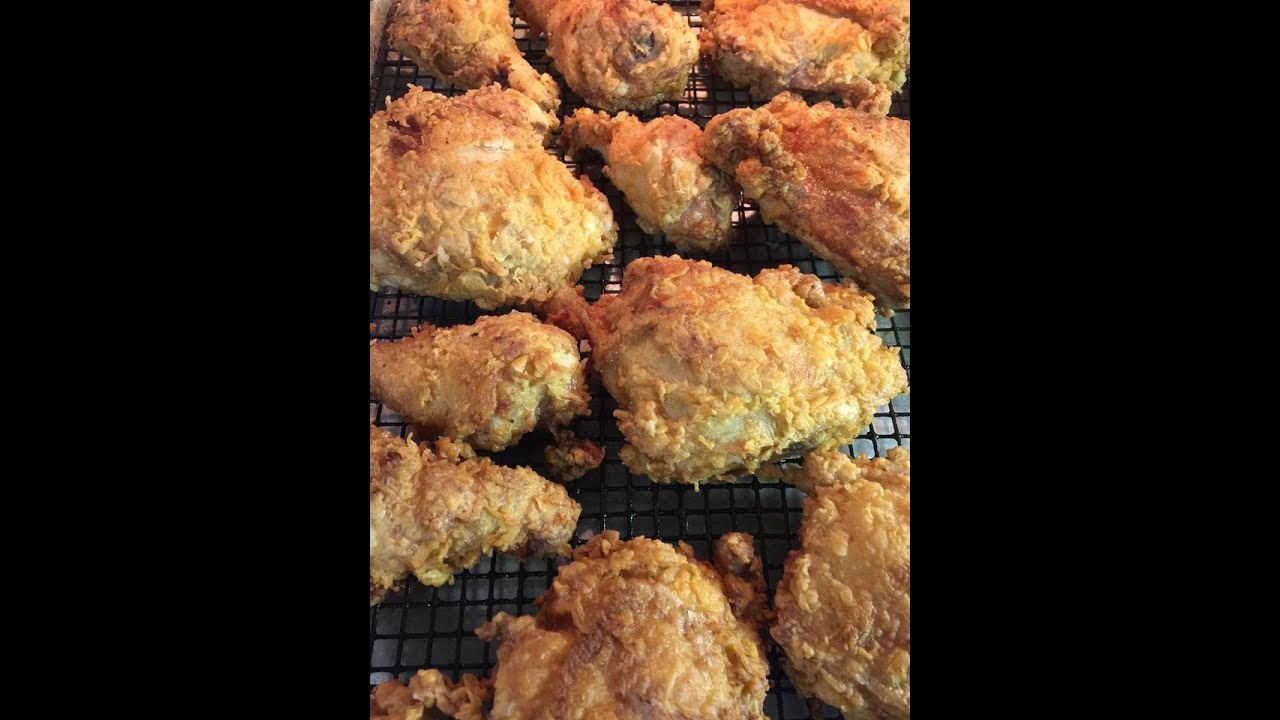 OLD SCHOOL FRIED CHICKEN PART 1 - YouTube