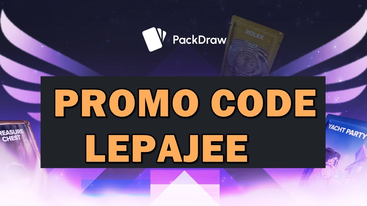 Claim your vip rewards with Packdraw promo code "LEPAJEE" - YouTube