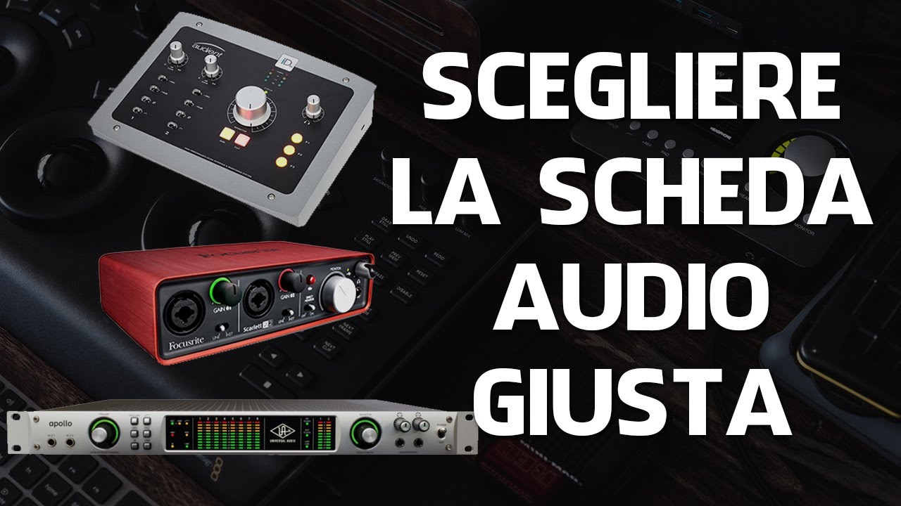 SCHEDA AUDIO, PREAMP, CONVERTITORI: Come Scegliere il Setup Ideale ...