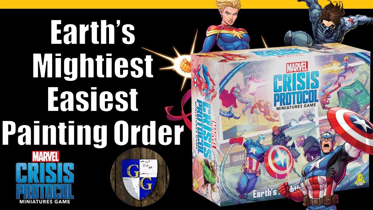 Ease of Painting Tier List for Marvel Crisis Protocol's Earth's Mightiest Core Set - YouTube