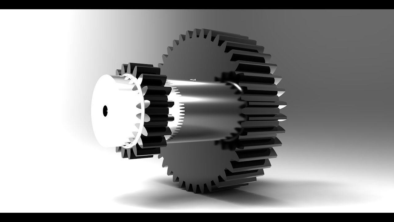How To Design A Compound Spur Gear 54 Industrial Design Solidworks Designwithajay Youtube
