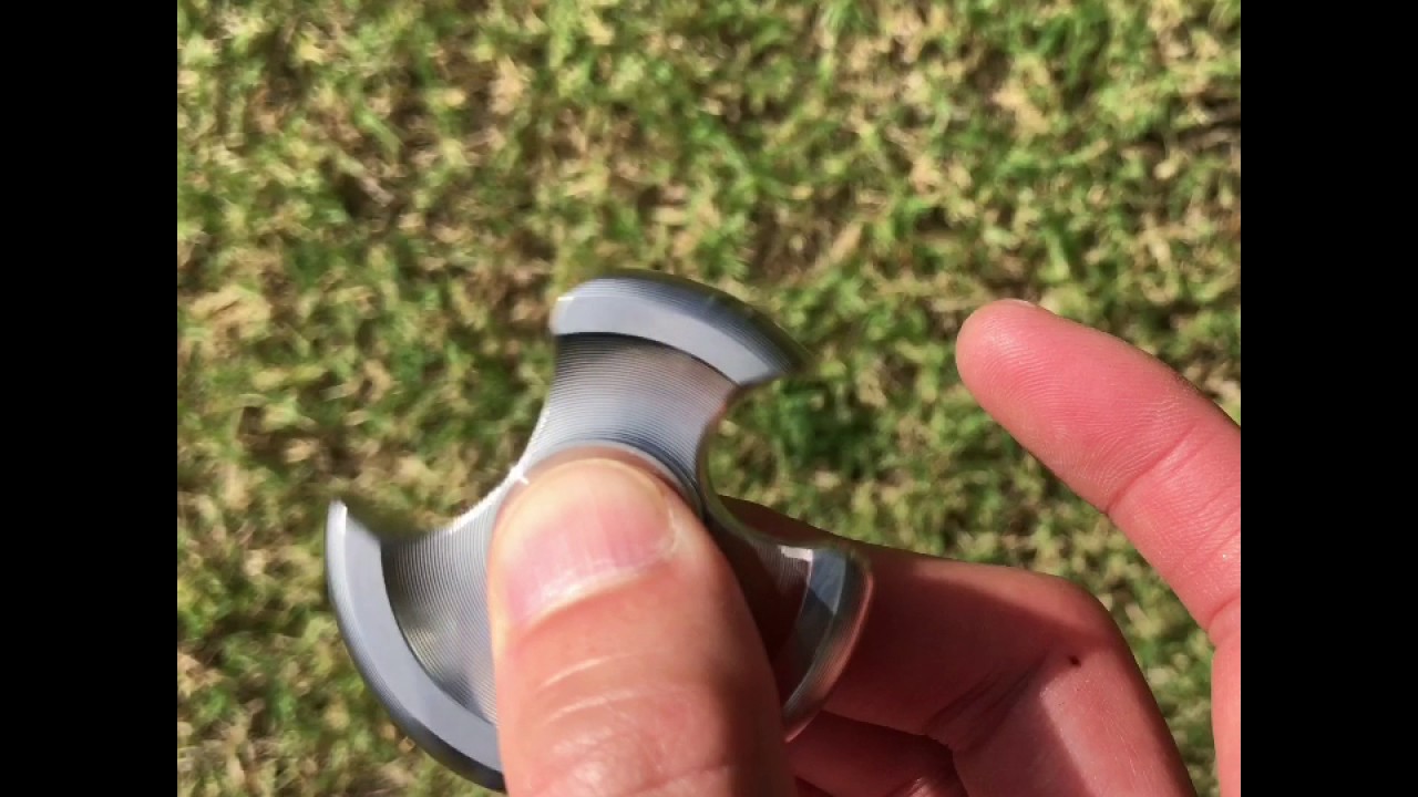 Spinomx Fidget Spinners - Trinity stainless steel warp - YouTube