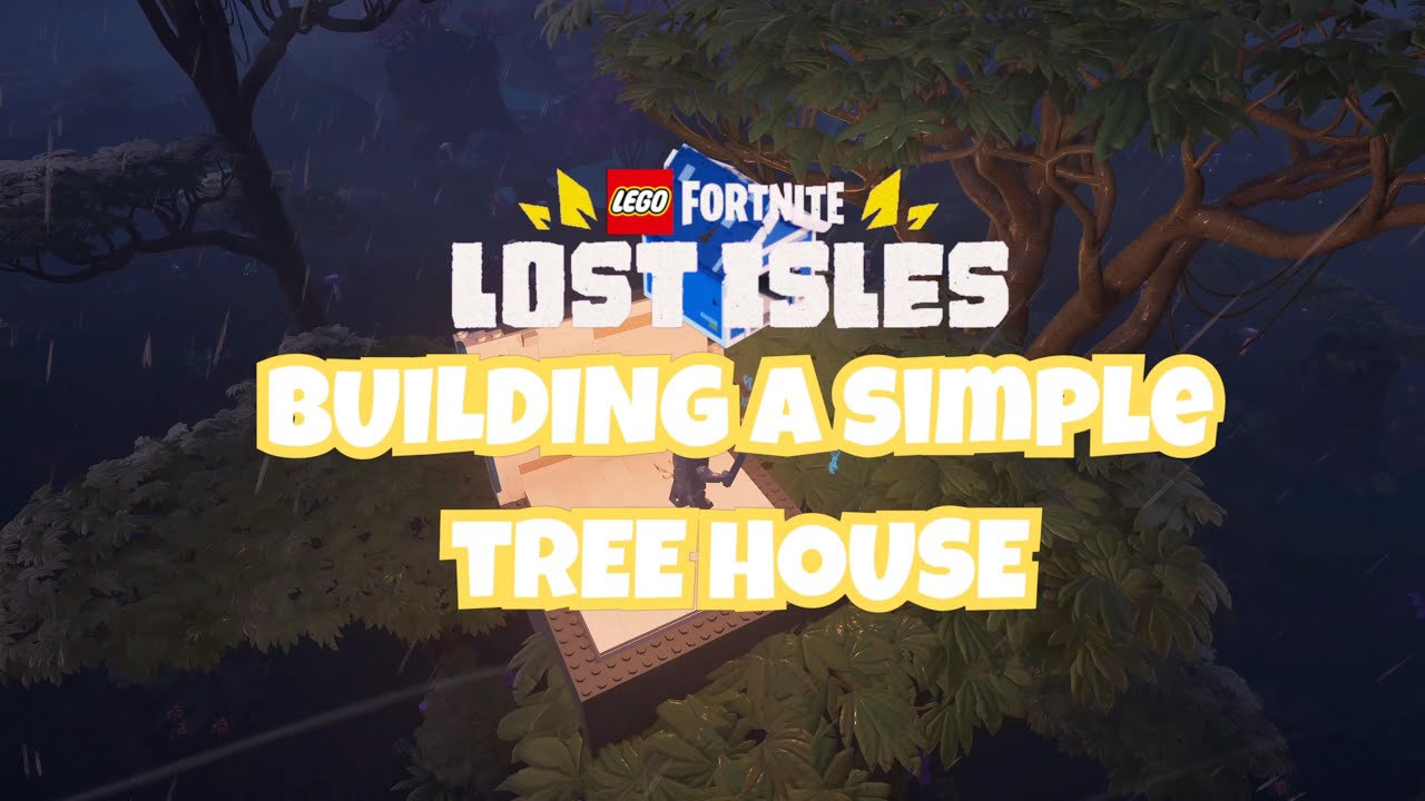 Title: Building a Simple Tree House in LEGO Fortnite Lost Isles 🌳 - YouTube