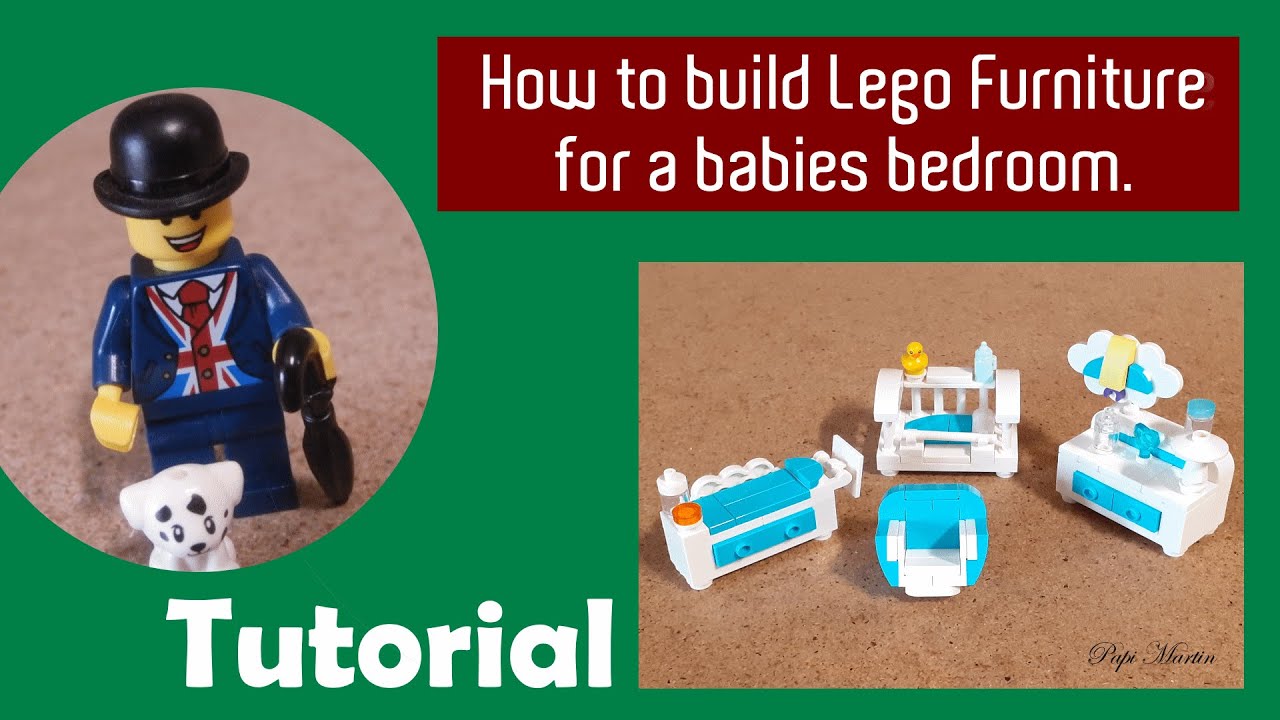 How to build LEGO furniture for Babies Bedroom / Nursery. #lego # ...