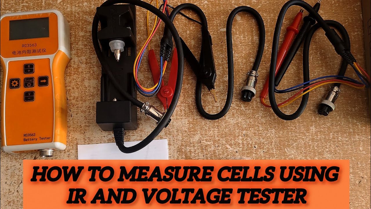 How to measure cells Ir & voltage using Internal Resistance tester ...