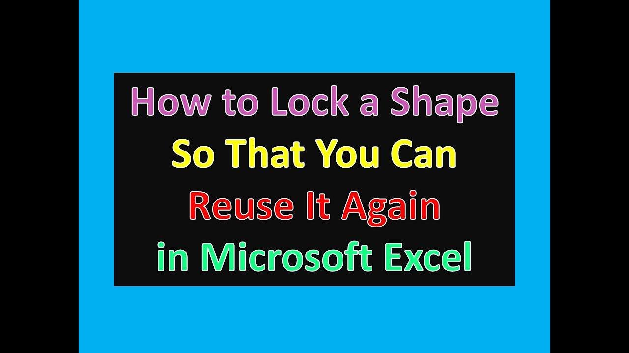 How To Lock A Shape So That You Can Reuse It Again And Again In how-to-lock-a-shape-so-that-you-can-reuse-it-again-and-again-in