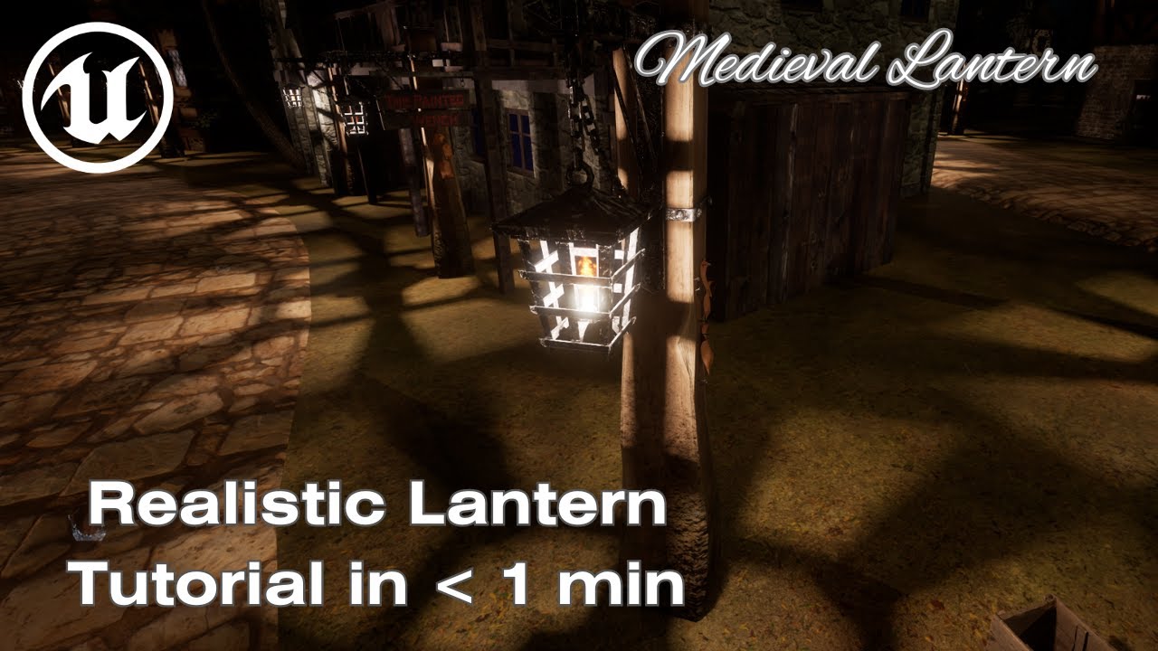 UE5 Lantern Tutorial (in Less than 1 min) | Free fire effect | Flames ...