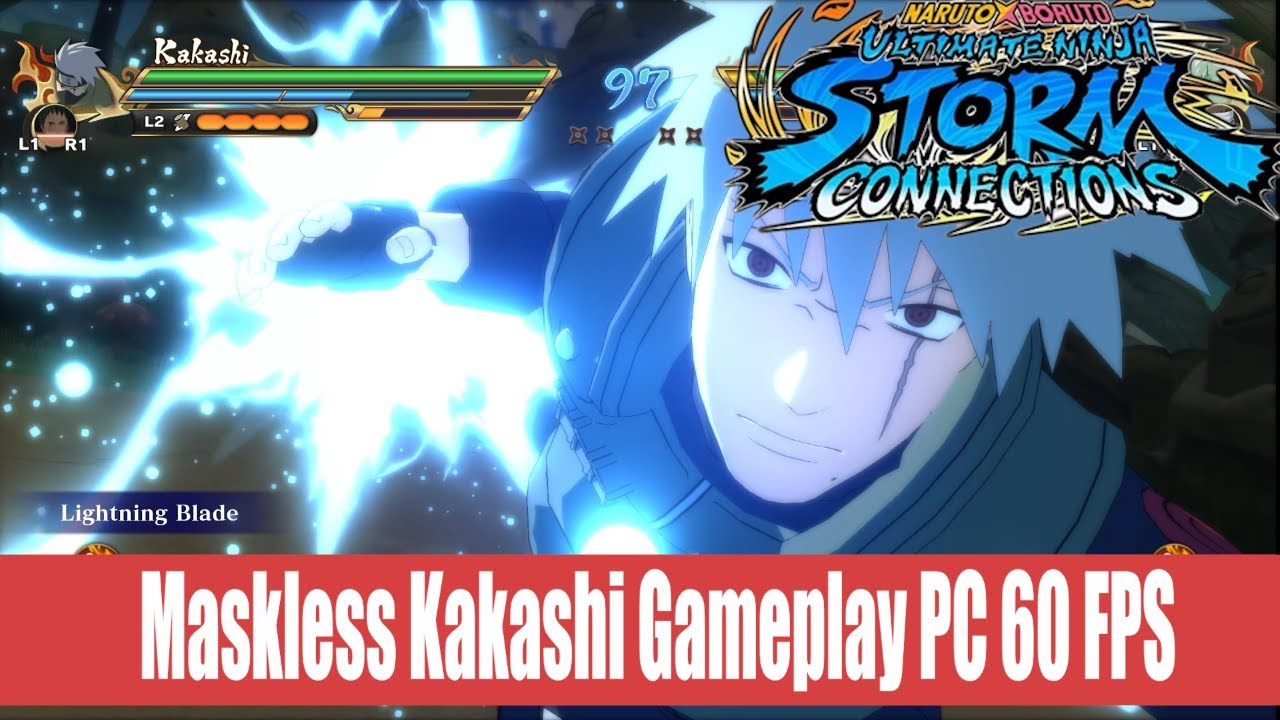 Maskless Kakashi Gameplay - Naruto x Boruto Ultimate Ninja Storm ...