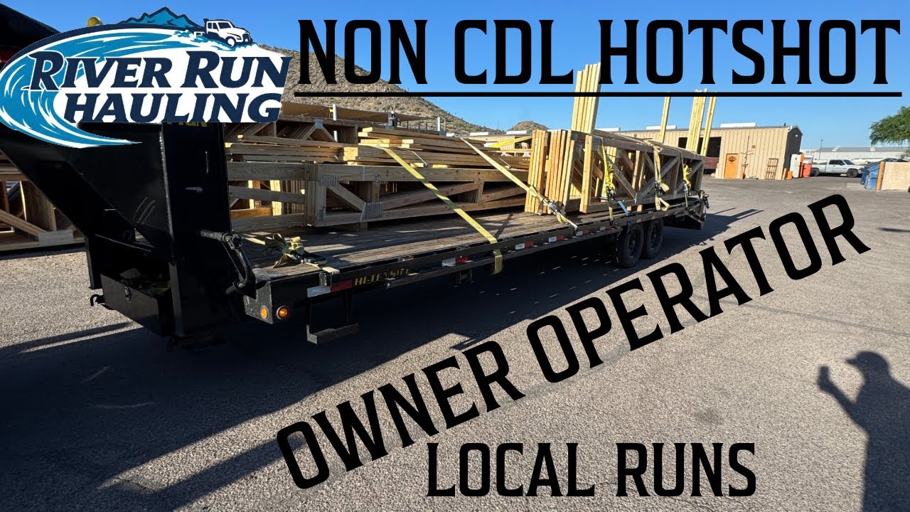 NON-CDL Flatbed Hotshot Cummins Local Runs Through Arizona // Nice bolt ...