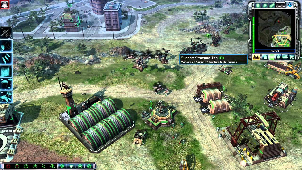 C&C 3 Kane's Wrath Skirmish game with Irwe 1 - YouTube