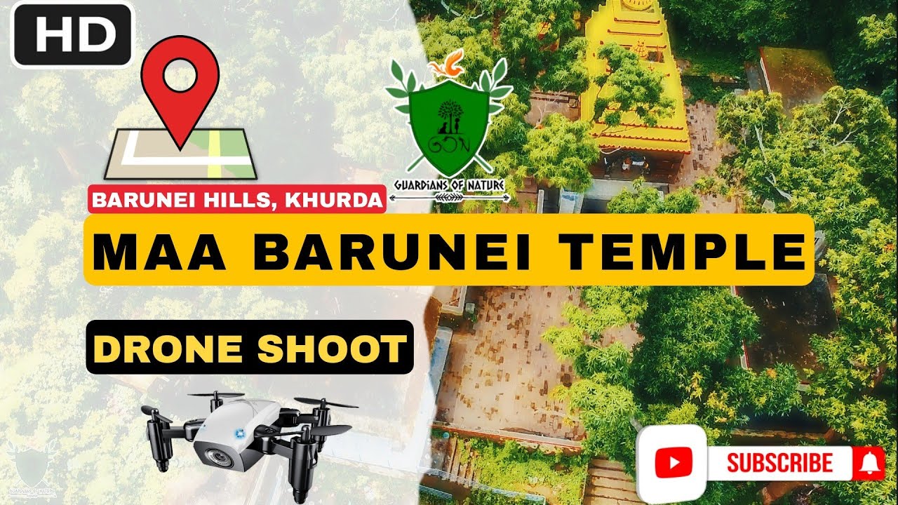 Maa Barunei Temple | Barunei Hills, Khurda | Drone Shoot | Bhubansewar ...