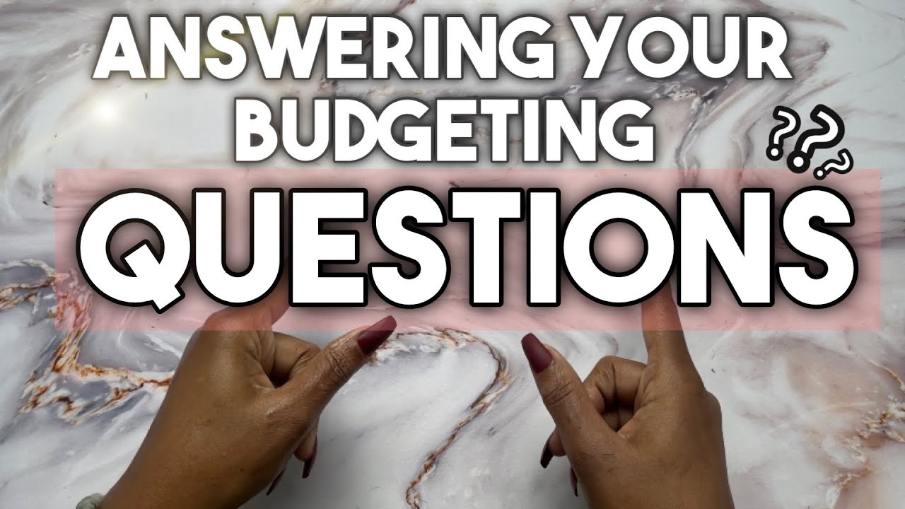 ANSWERING YOUR BUDGETING QUESTIONS! HOW TO BUDGET & SAVE FOR BEGINNERS ...