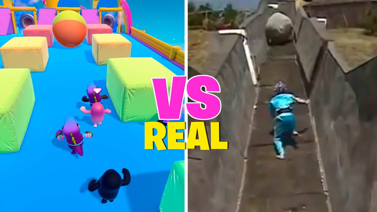FALL GUYS EN LA VIDA REAL - YouTube