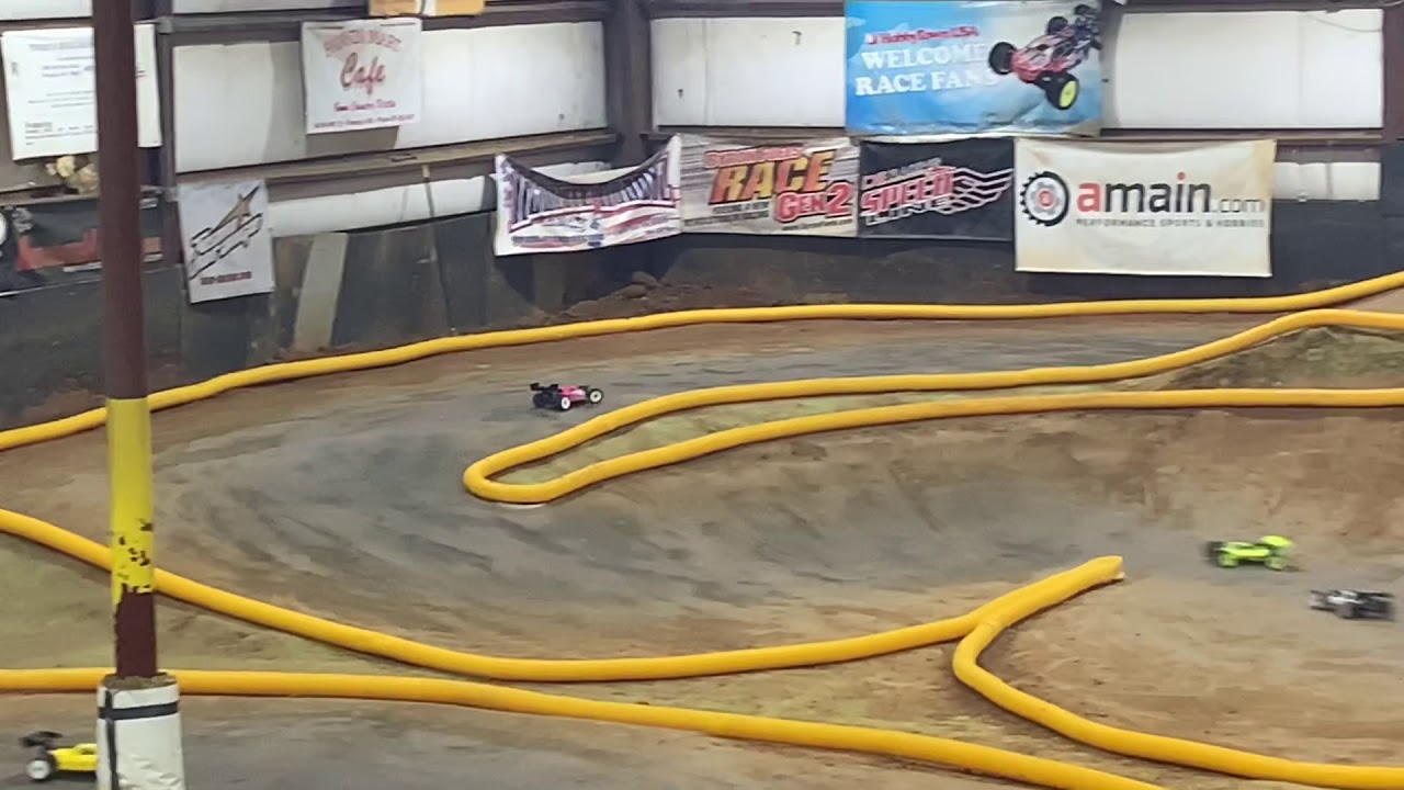 Ryan Lutz at Flowood R/C Car Park during practice for January Jam with Nemo Racing USA Agama ...