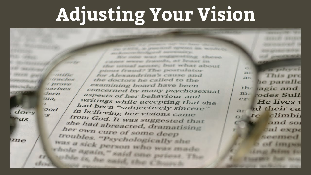 Daily Devotion: "Adjusting Your Vision" - YouTube