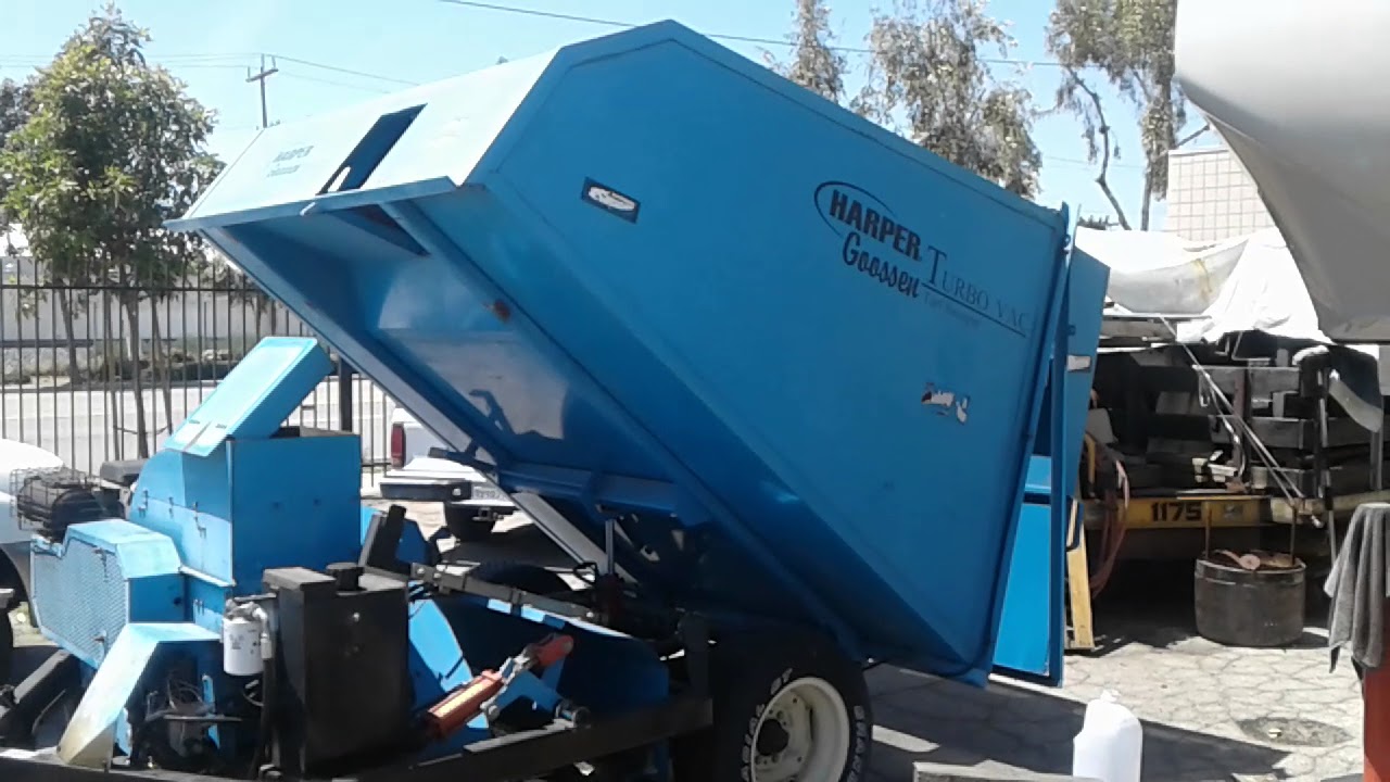 Harper Goosen TV60 Turbo Vac Turf Sweeper 25Hp Kohler Engine Gas ...