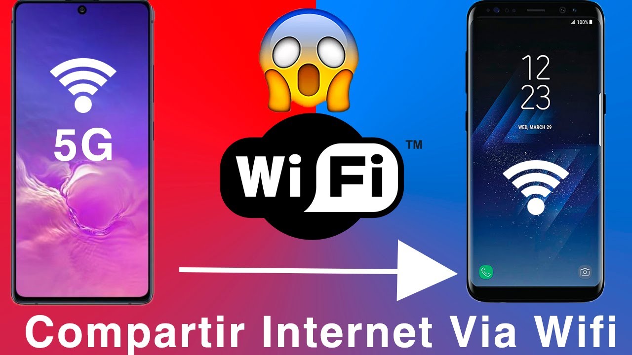 🔴 Como COMPARTIR WIFI de un CELULAR a OTRO 🔴 - YouTube