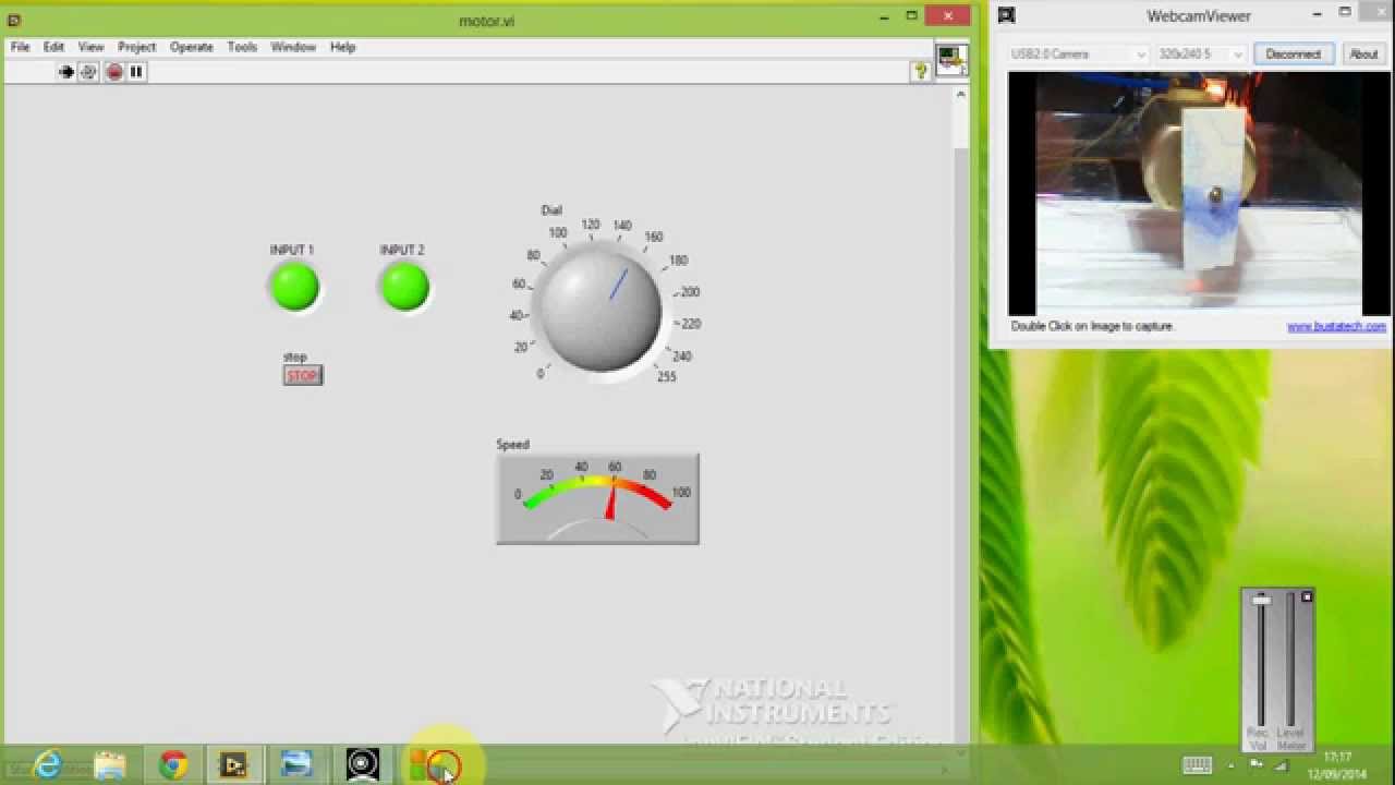 Controlling A Dc Motor From Labview Using Arduino Youtube