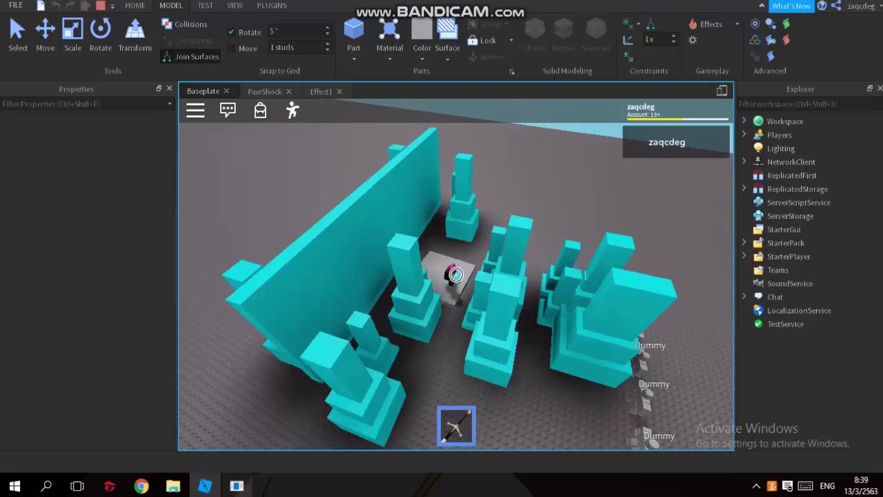 I Roblox Studio I สอนทำผลไม้ปีศาจน้ำแข้ง(Ice)..... - YouTube