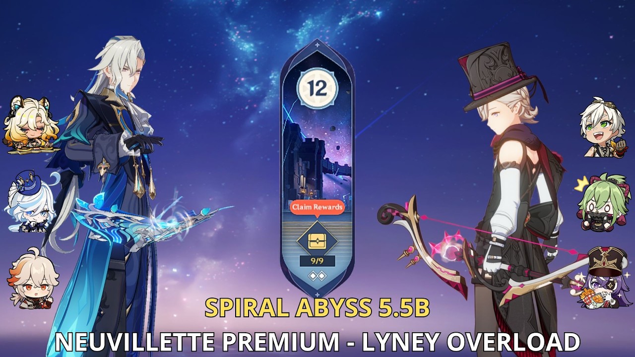 C2 NEUVILLETTE PREMIUM - C2 LYNEY OVERLOAD - Genshin Impact Abyss 5.5 B ...