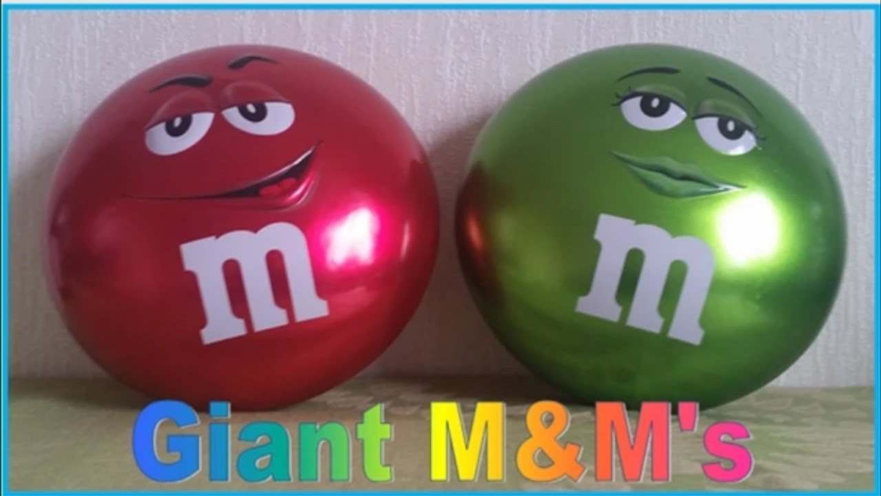 Giant M&M's Surprise!! - YouTube