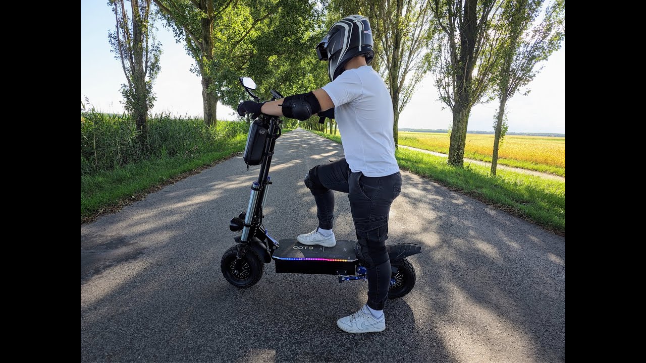 OOTD D99 duál motoros elektromos roller bemutató - YouTube