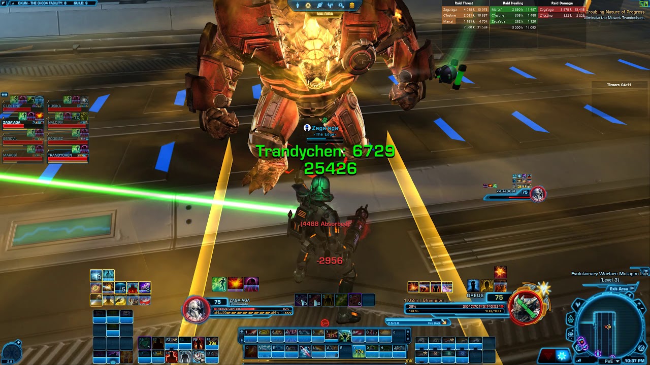 Swtor The Edge | The Pain Train - Mutant Trandoshan Squad VM/HM8 | The ...