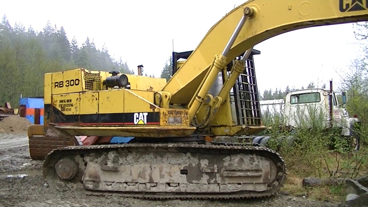 Caterpillar EL300 Roadbuilder Excavator - YouTube