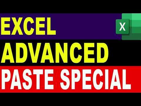 Complete use of excel paste special option that every excel user must know ||XL MAZA - YouTube